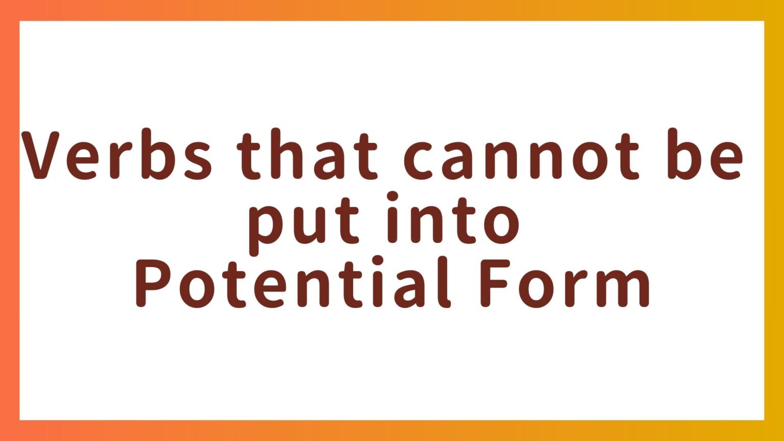 JLPT N4 Grammar – Master the Rules of Potential Form of Verbs! | Enuncia